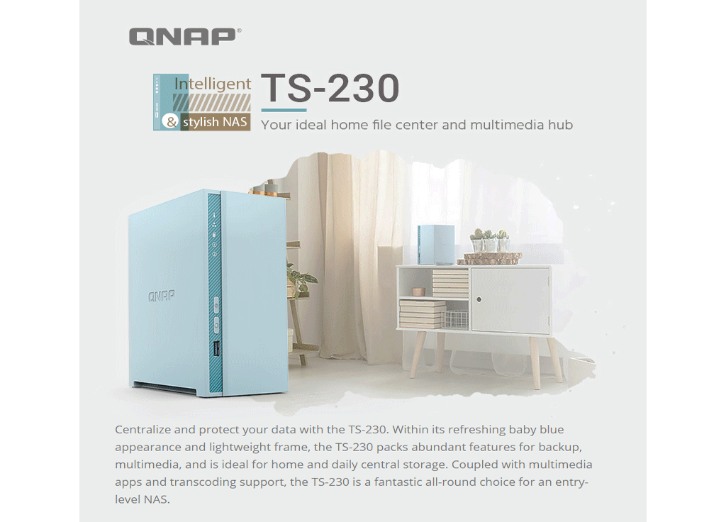 ذخیره ساز QNAP TS-230 - فروشگاه اینترنتی تکسان آتی