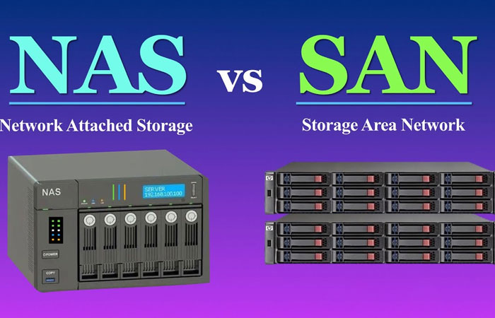 بررسی تفاوت استوریج های SAN و NAS در شبکه